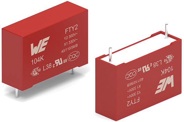 Würth Elektronik Presents its Film Capacitors for Noise Suppression ...